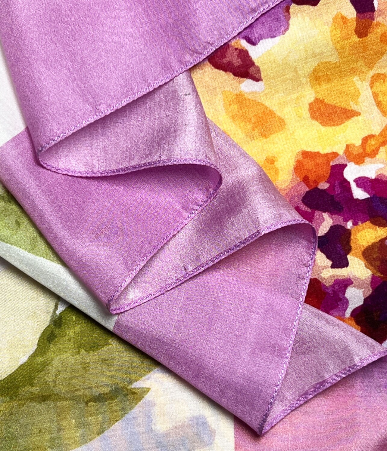 Silk Scarf for Women, Silk Hair Scarf, 39x39 Inch Large Size - Etsy