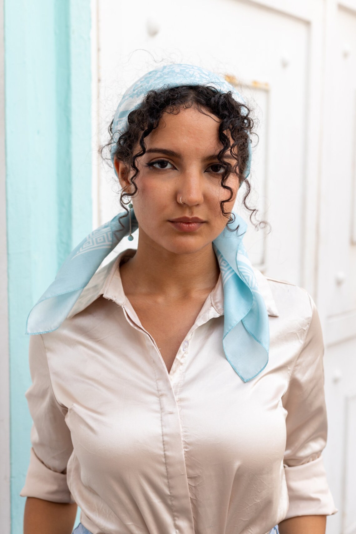 Silk Scarf for Women, Silk Hair Scarf, 39x39 Inch Large Size - Etsy
