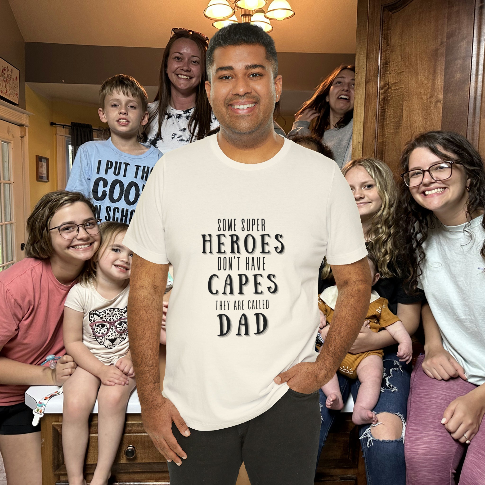 Some Super Heros Don't Have Capes, They Are Called DAD. Gift for Dad ...