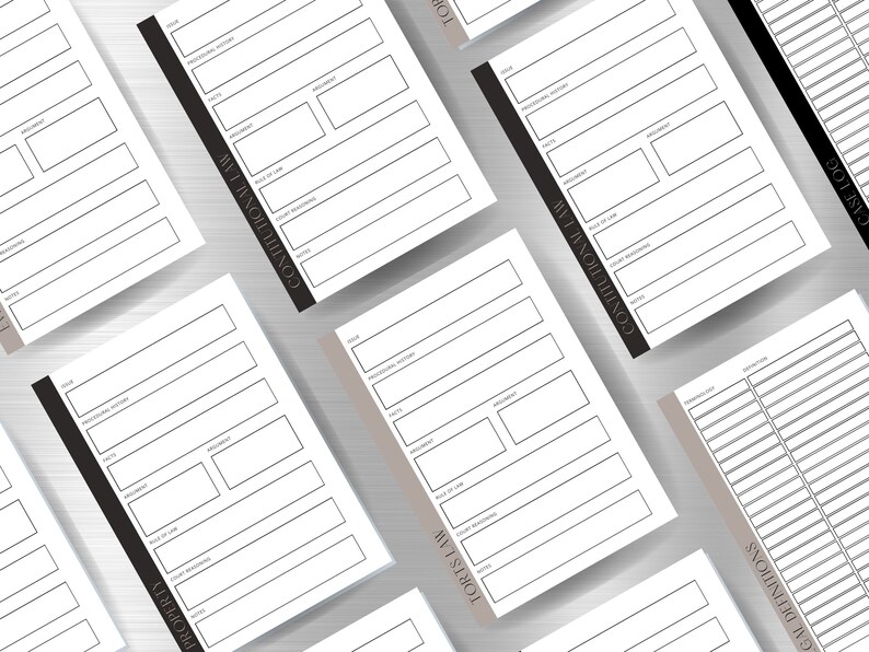 Law School Templates | Law School Planner | Digital and Printable ...