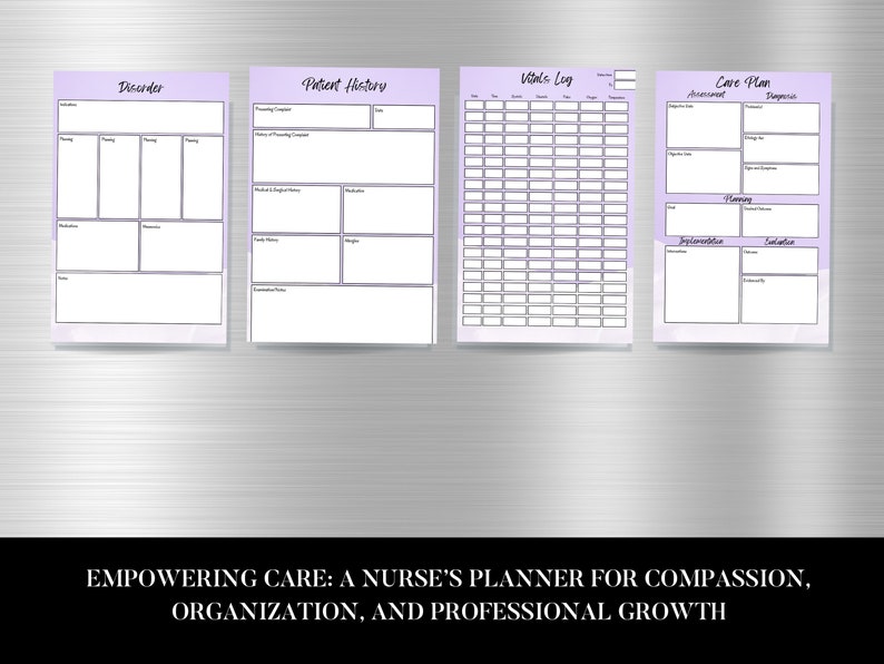 Nursing Fillable Planner Digital Medical Organizer Undated School ...