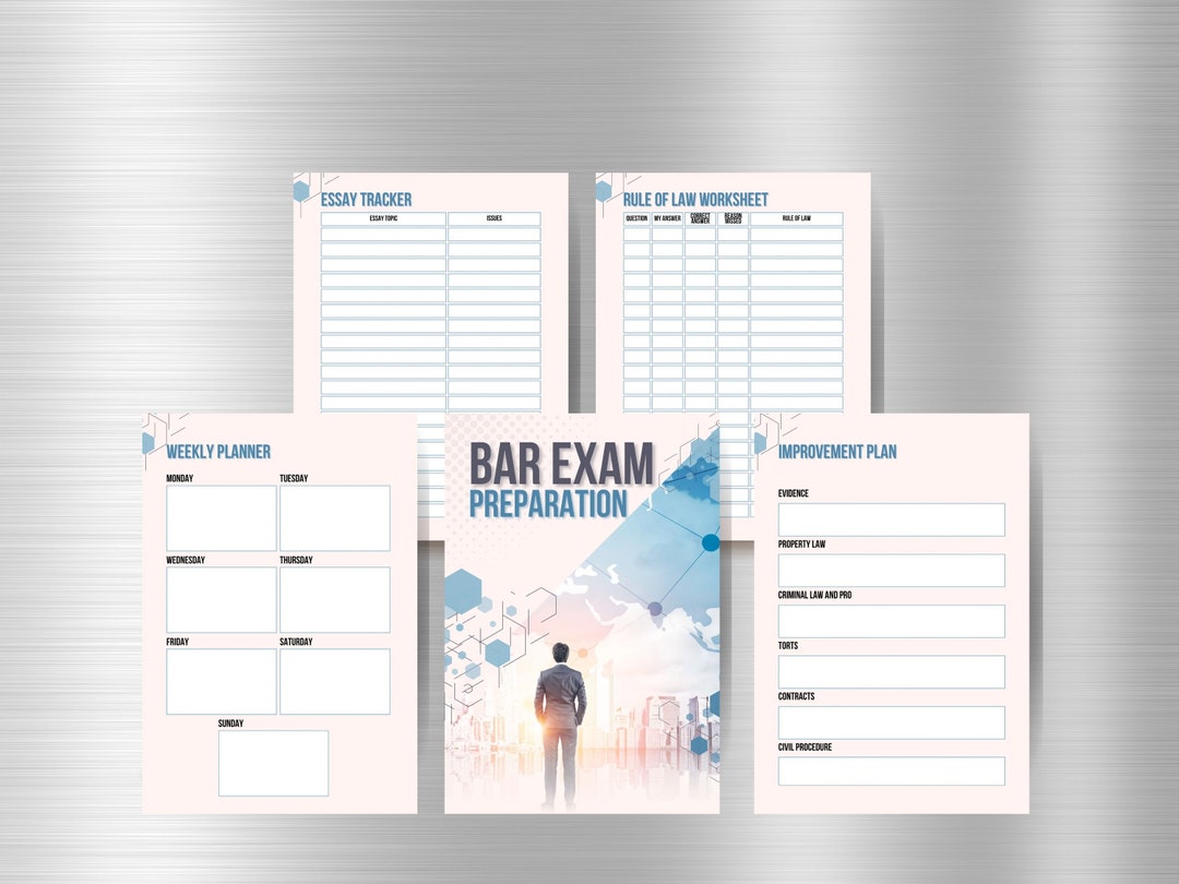 Bar Exam Prep & Study Planner | Bar Exam Study Aide | Exam Success ...