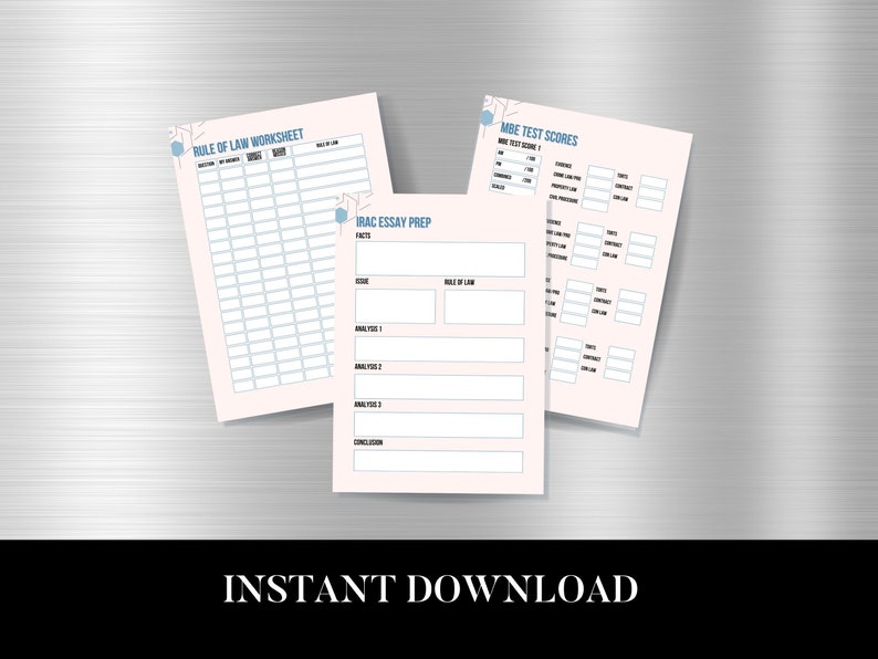 Bar Exam Prep & Study Planner | Bar Exam Study Aide | Exam Success ...