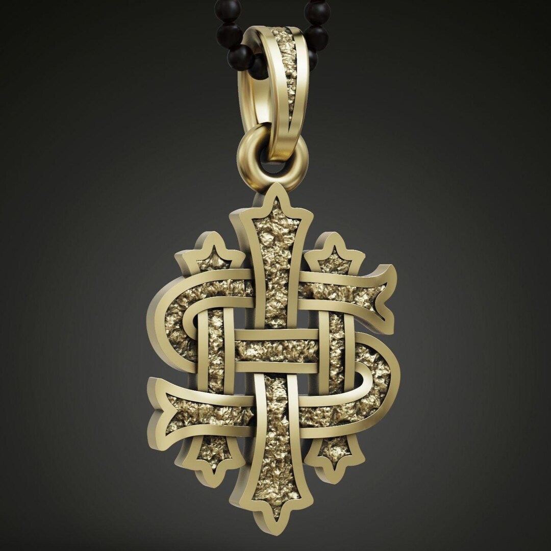 Jesus Christ Monogram IHS Pendant IHS Cross Pendant Anniversary Gift ...
