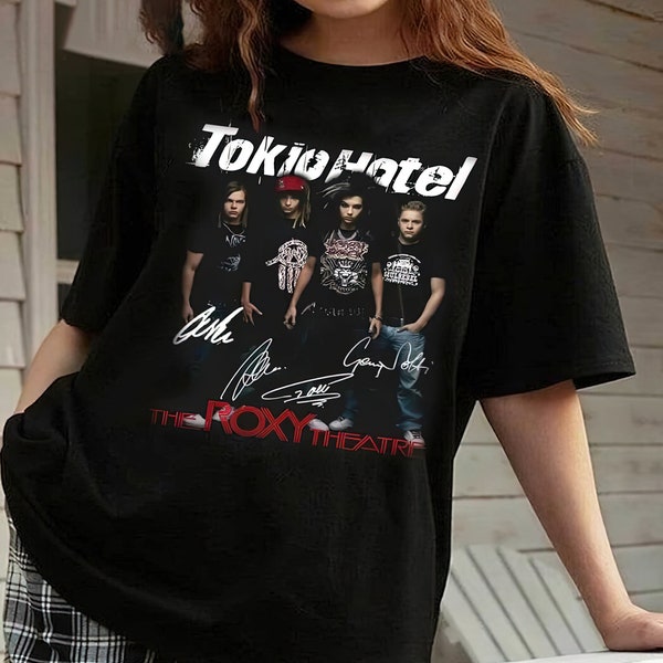 Tokio Hotel Band T Shirt - Etsy