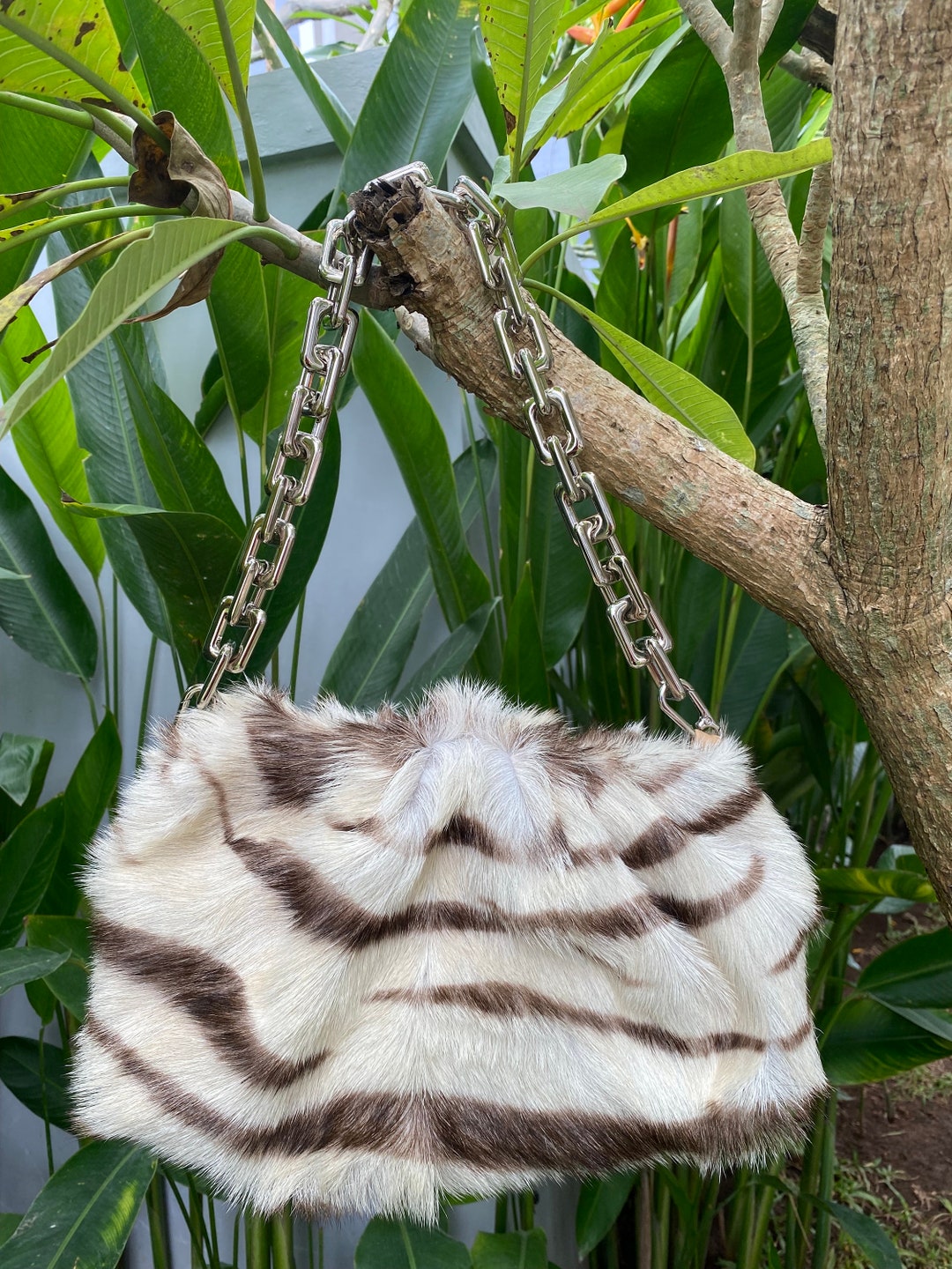 Leather Goat Skin Cutie Bag - Etsy
