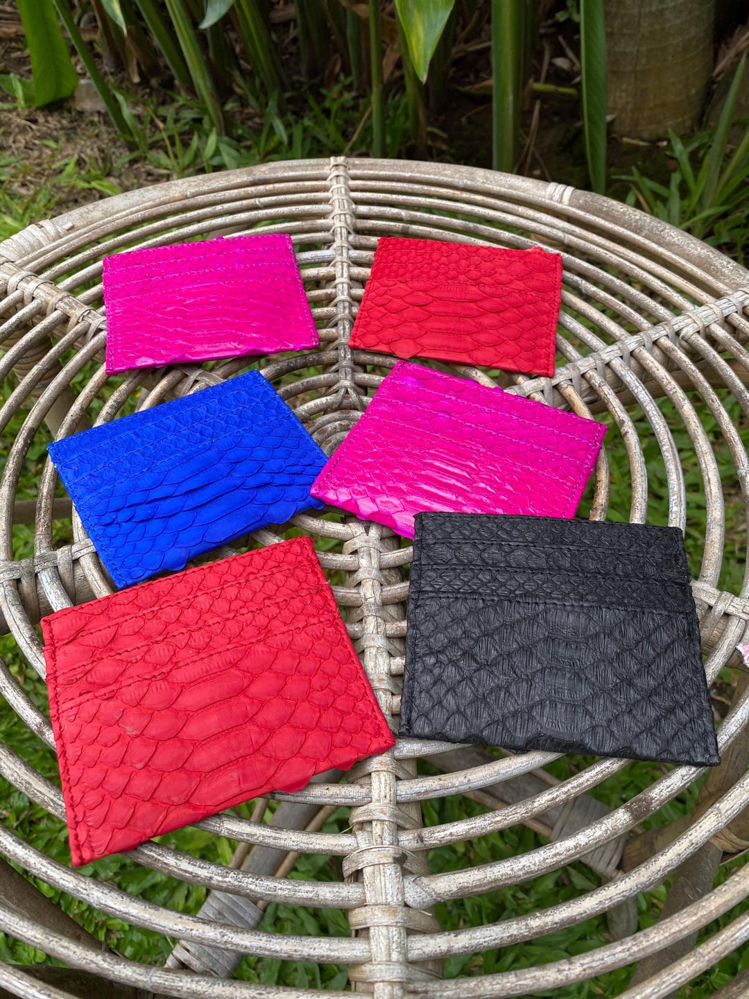 Genuine Python Skin Card Holder - Etsy