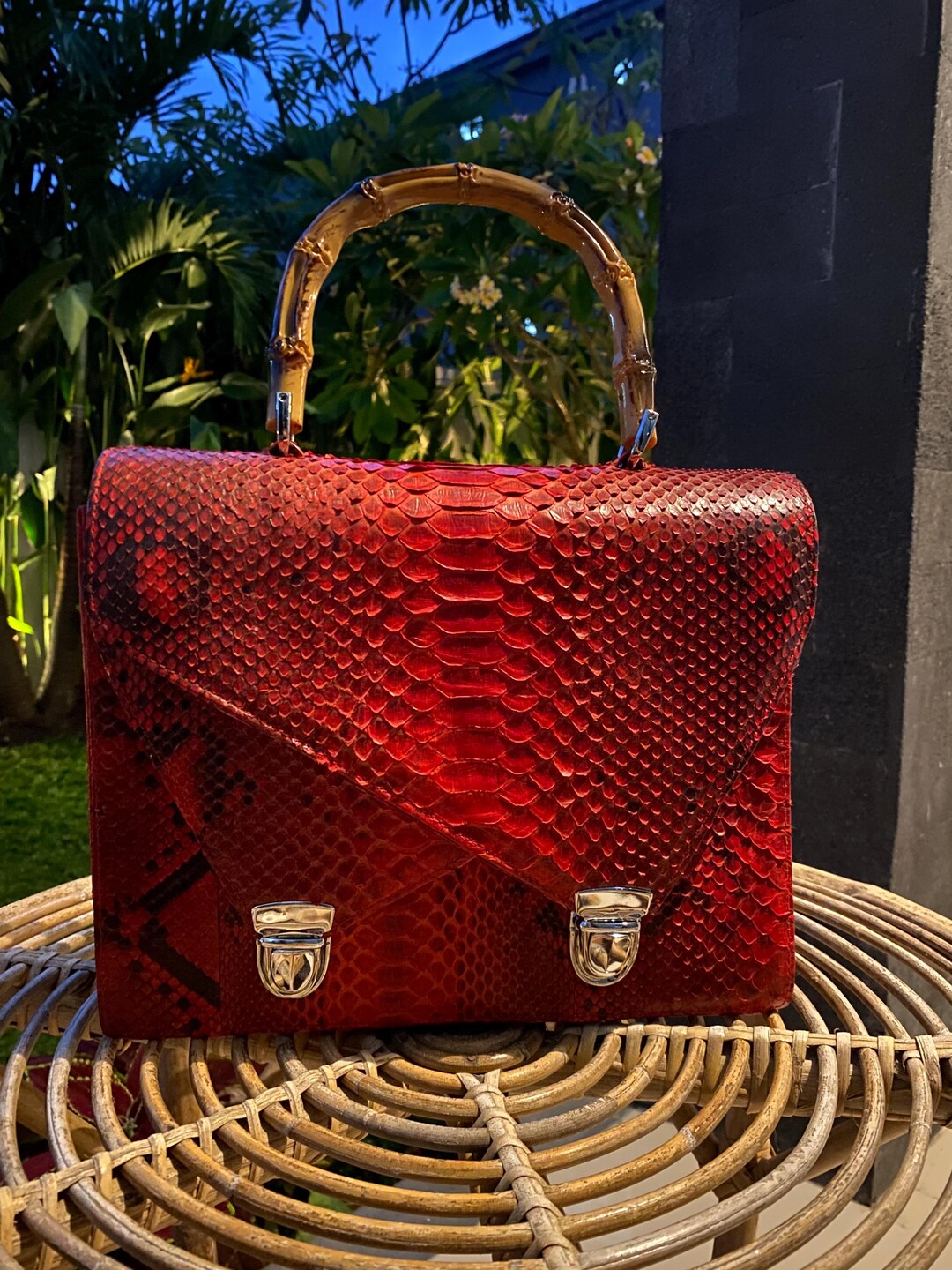 Genuine Python Bag New Style - Etsy