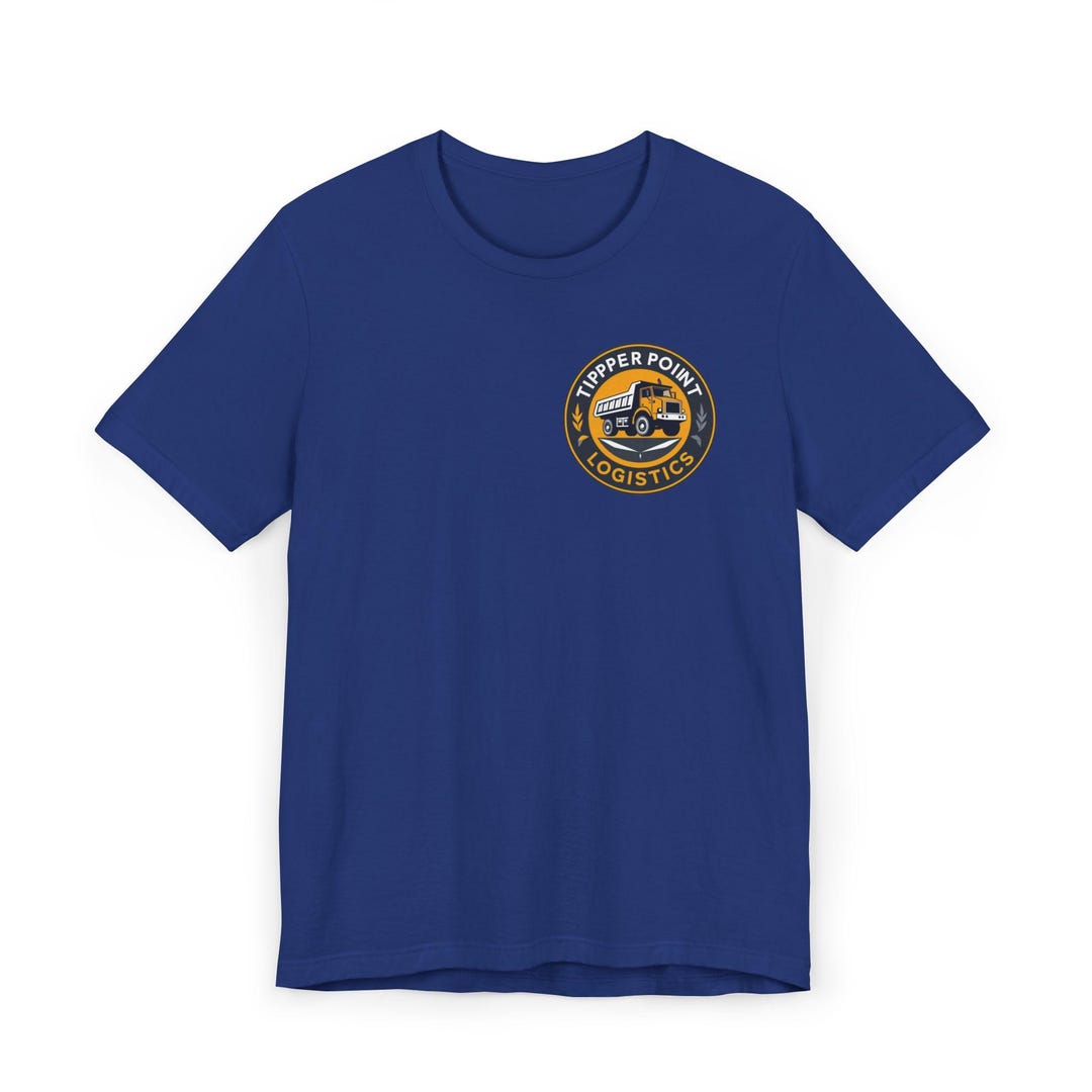 Clipper Point Logistics Truck Logo T-shirt | Delivery Driver Badge Tee ...