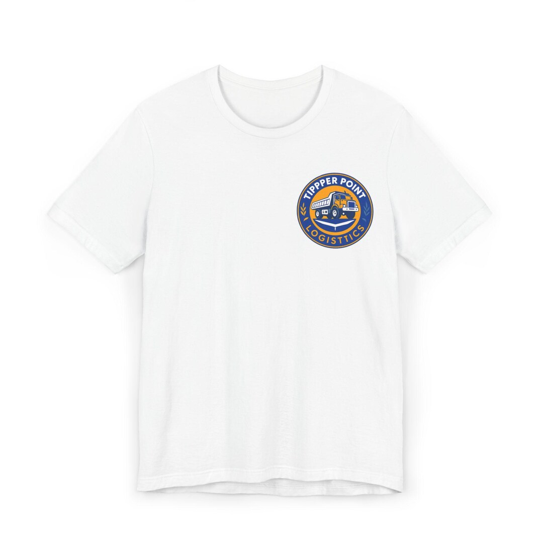 Tipper Point Logistics Truck Logo T-shirt | Shipping Company Tee - Etsy