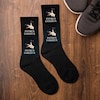 Science Physics Socks, Blue 3D Printed Sublimation DNA Molecule ...