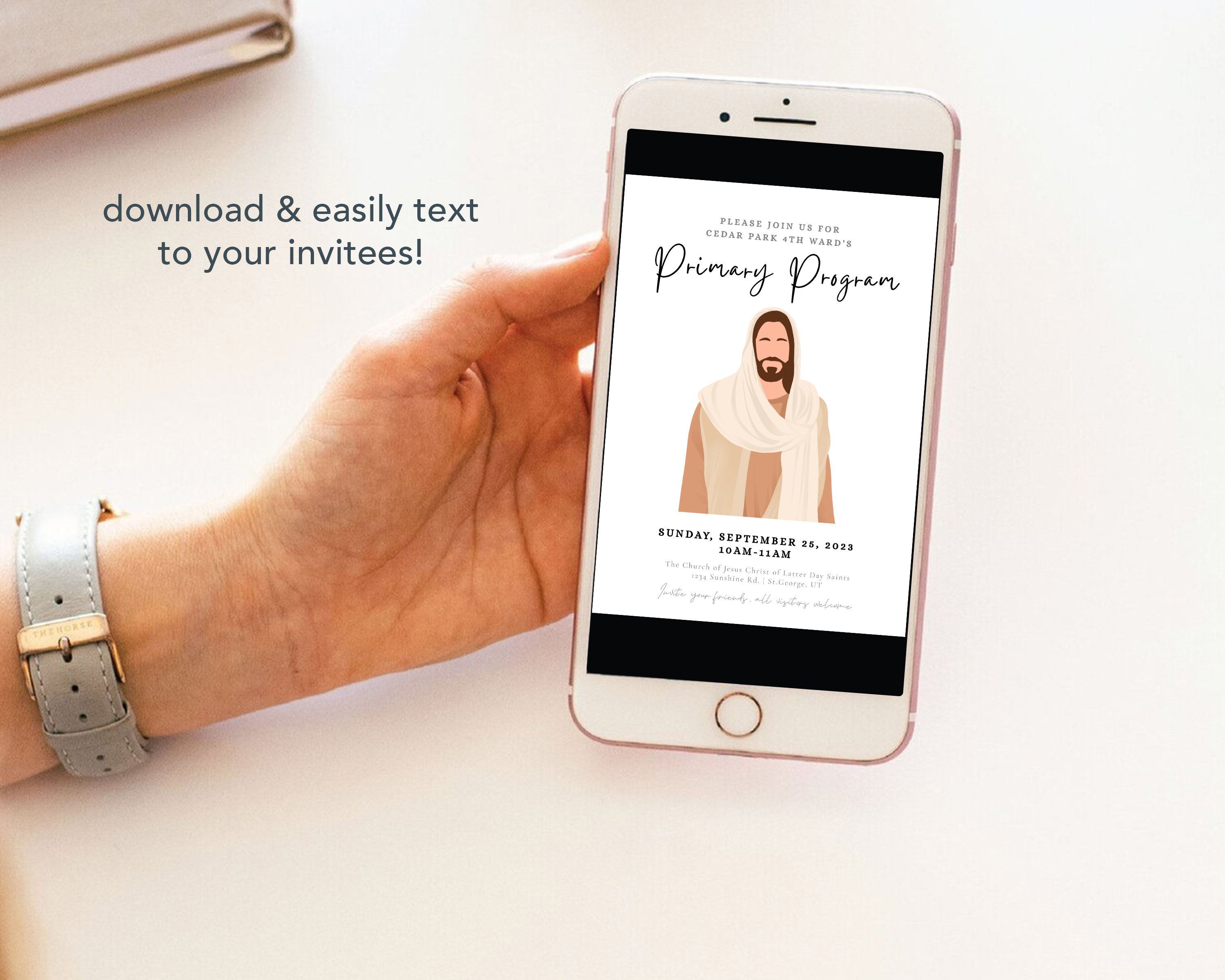 LDS Primary Program Invitation Bundle With Comment Card, Invite ...