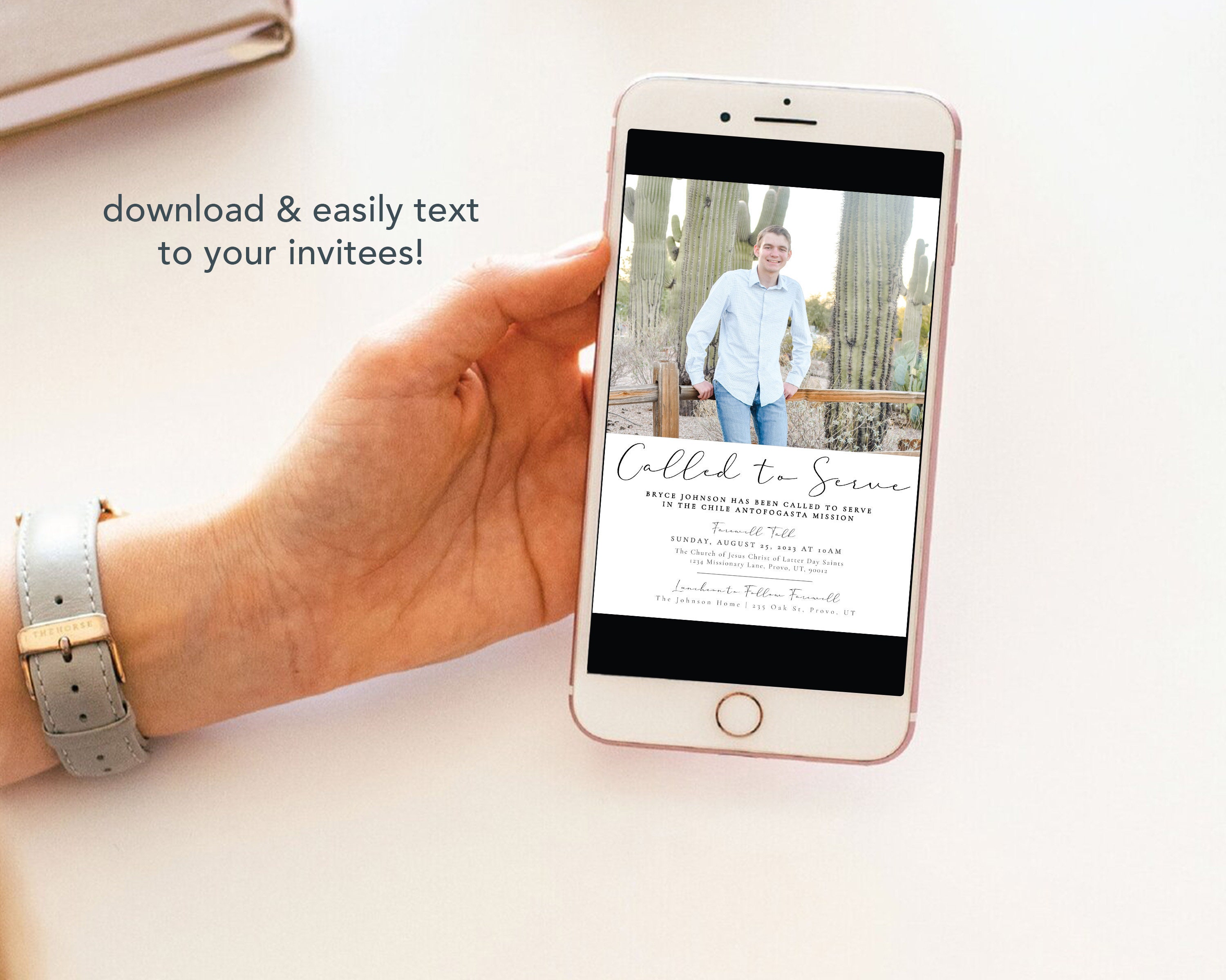 LDS Mission Farewell Invitation Missionary Announcement - Etsy