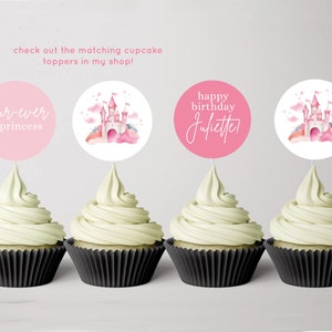 Four-ever a Princess Birthday Invite | Princess Party | Girls Fourth ...