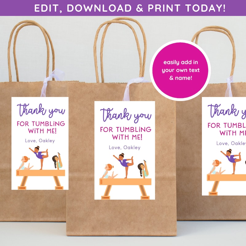 Gymnastics Party Favors - Etsy