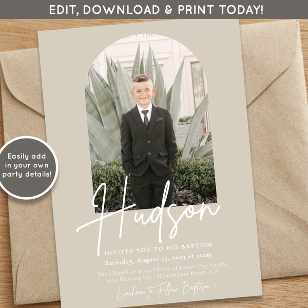 LDS Mission Farewell Invitation Sister Missionary Announcement Editable ...