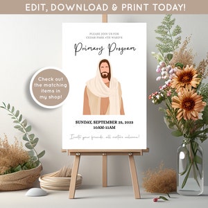 LDS Primary Program PROGRAM | Primary Presentation Program Template ...