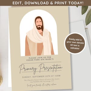 LDS Primary Program Invitation | Primary Presentation Template ...