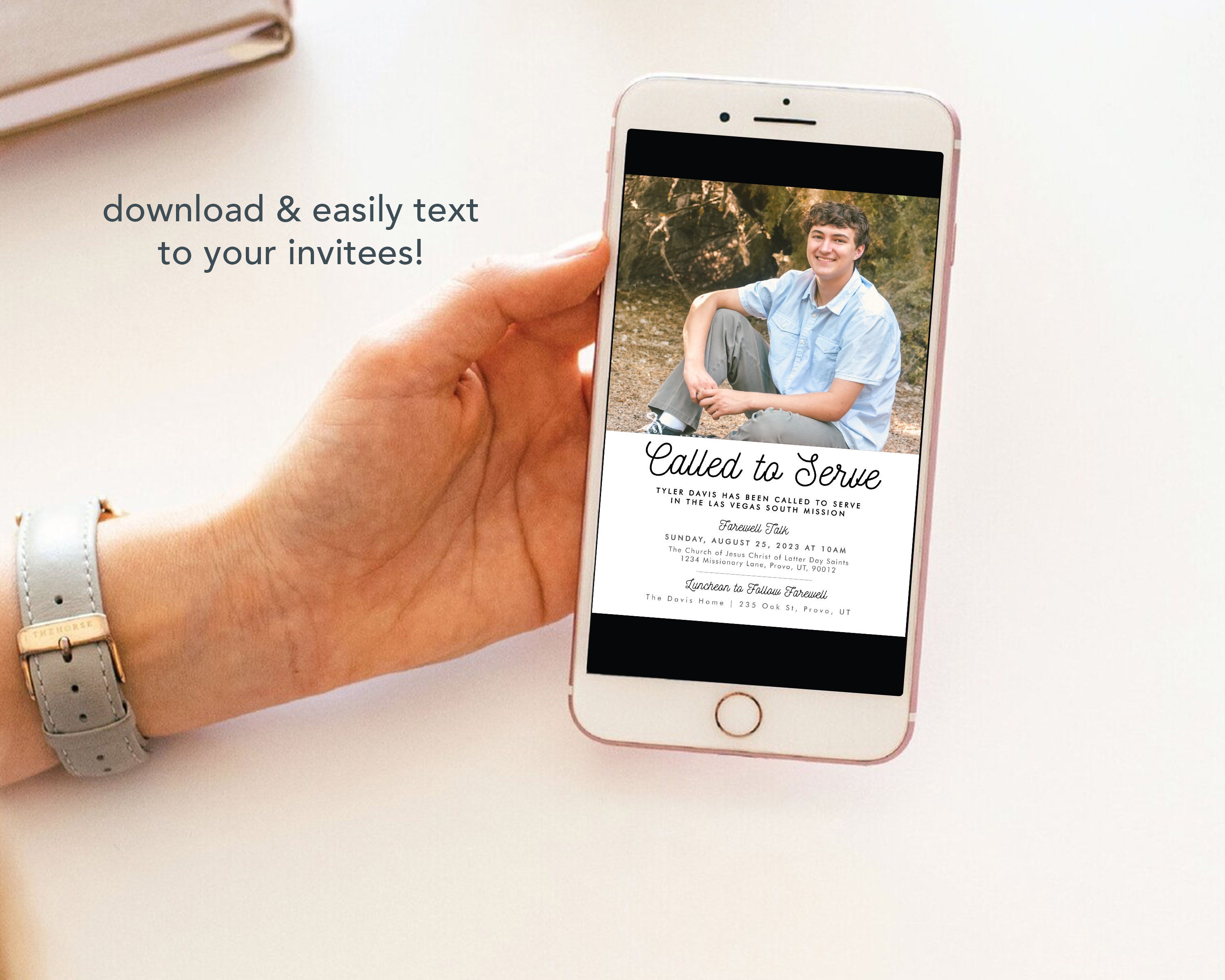 LDS Mission Farewell Invitation Missionary Announcement - Etsy