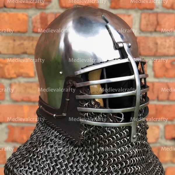 Viking Aventail Helmet - Etsy