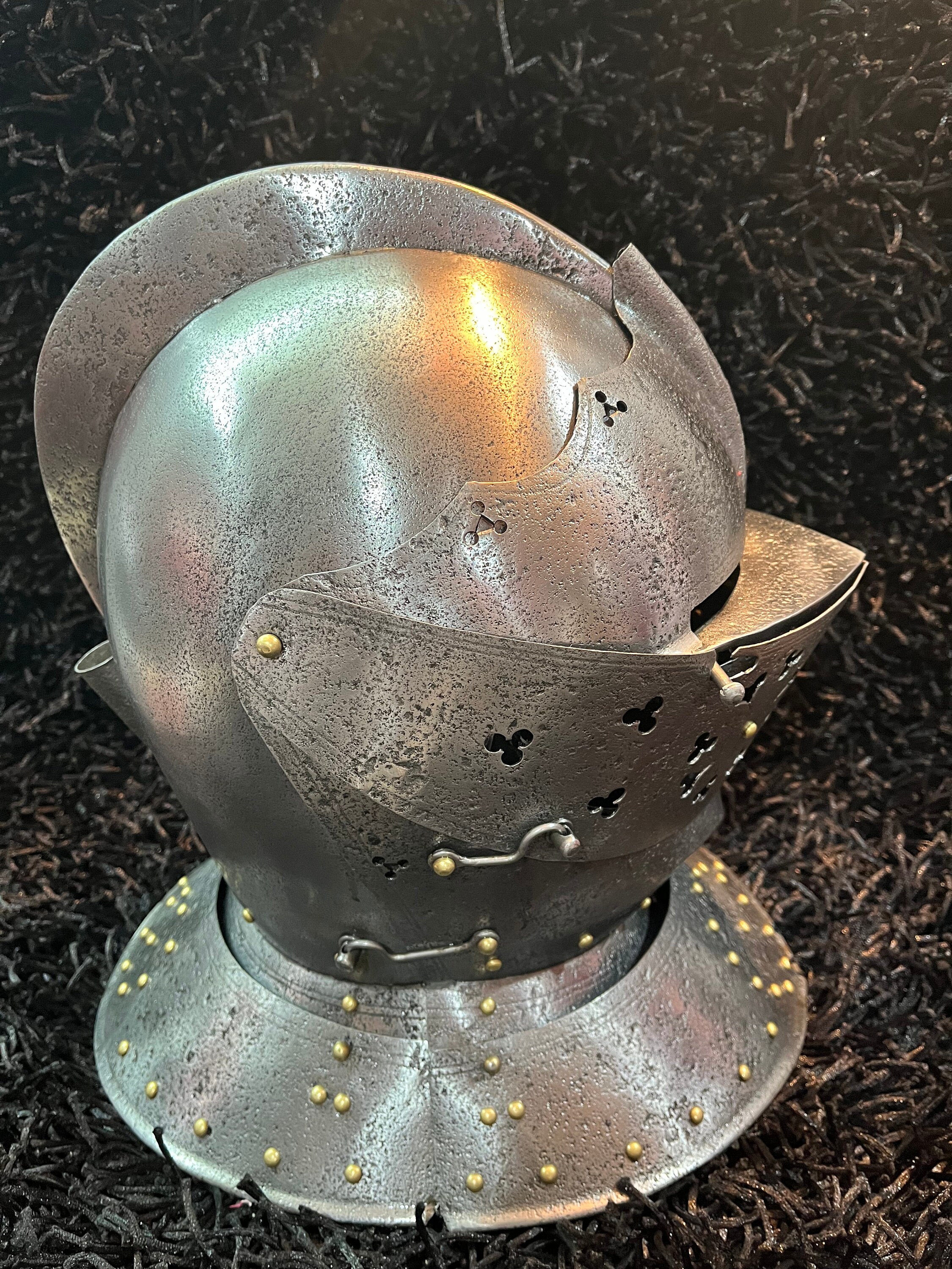 Medieval 18 Gauge Combat Closed Helmet Battlefield Tournament Helmet ...