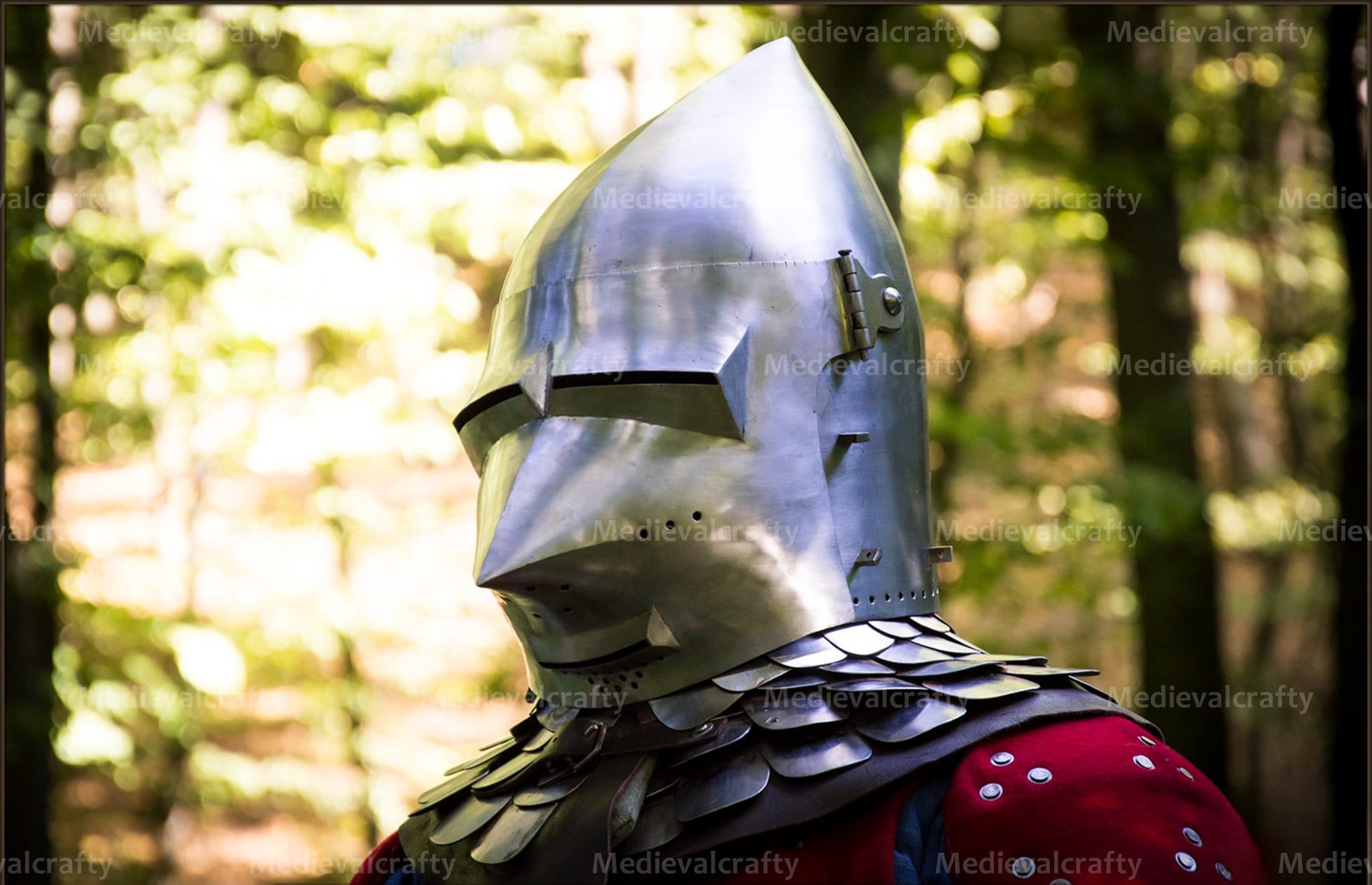 16 Gauge Medieval Bascinet Visor Helmet Medieval Hounskull Helmet Medieval Viking Bacinet Visor ...