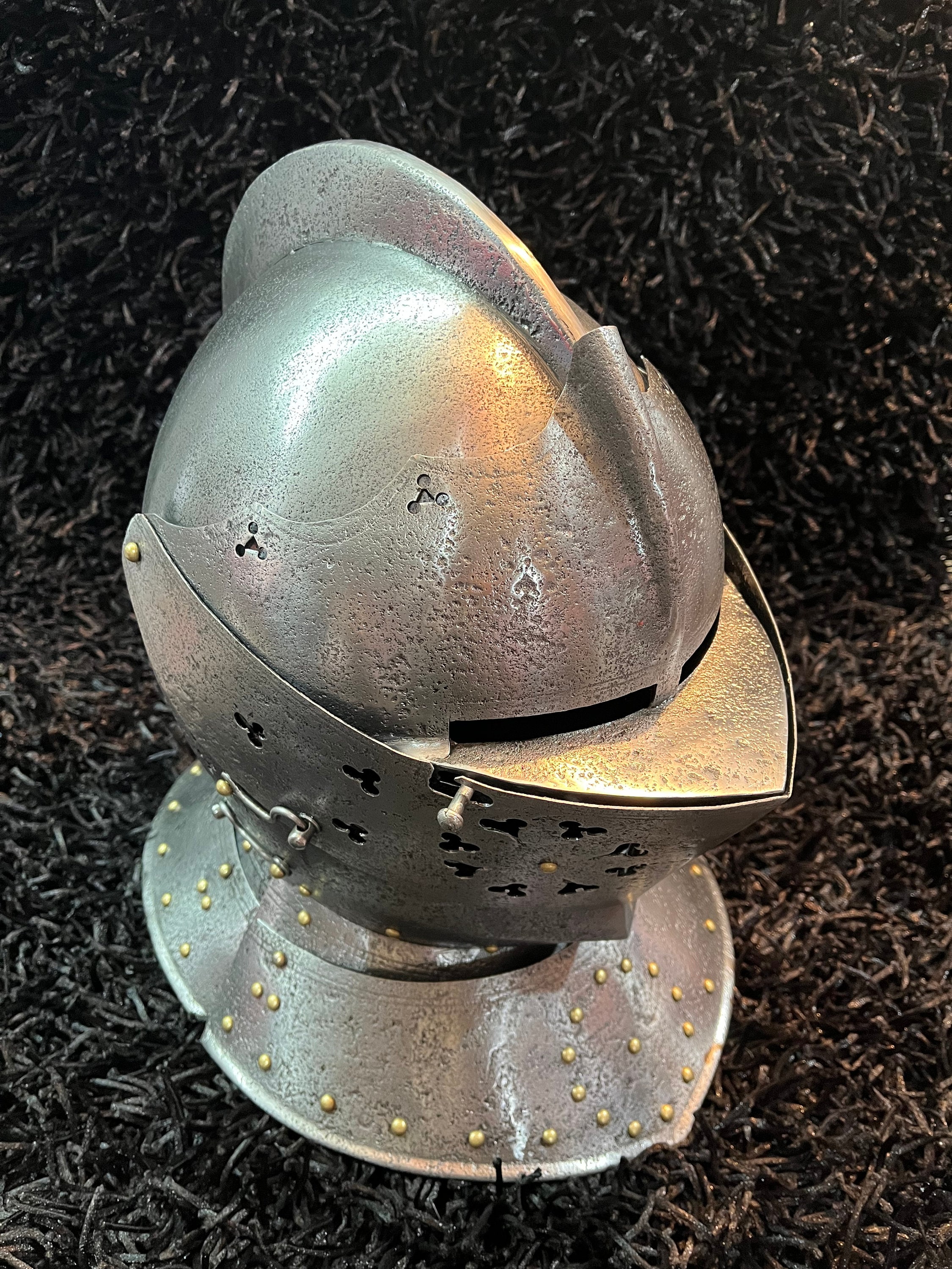 Medieval 18 Gauge Combat Closed Helmet Battlefield Tournament Helmet ...