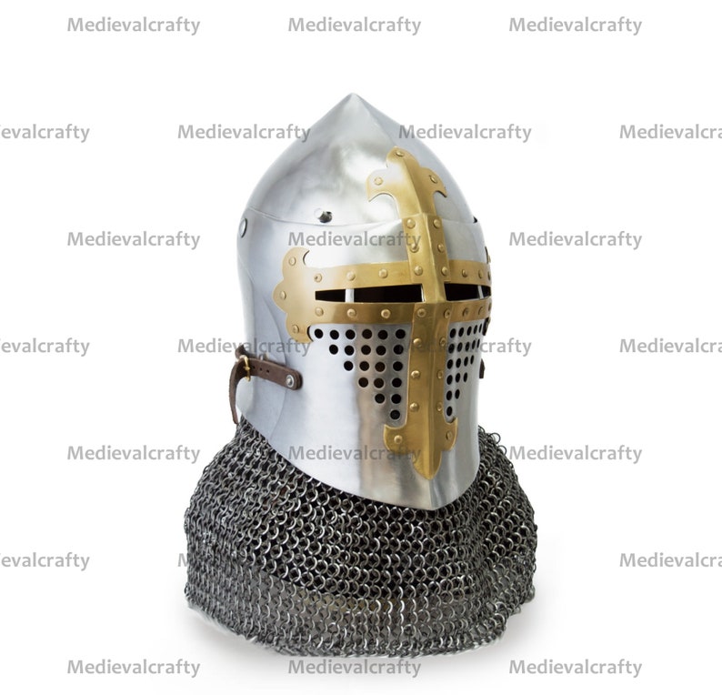 16 Gauge Medieval ROA Helmet Legacy Medieval Viking Helmet - Etsy