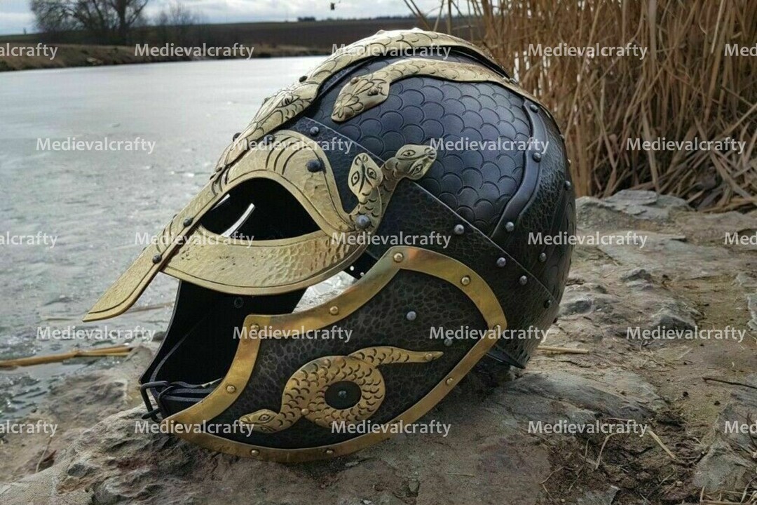 16 Gauge Medieval Snake Hardened Fences Wickes Helmet Medieval Viking ...