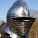 18 Gauge Medieval Burgonet Helmet Medieval Bascinet Helmet Medieval ...