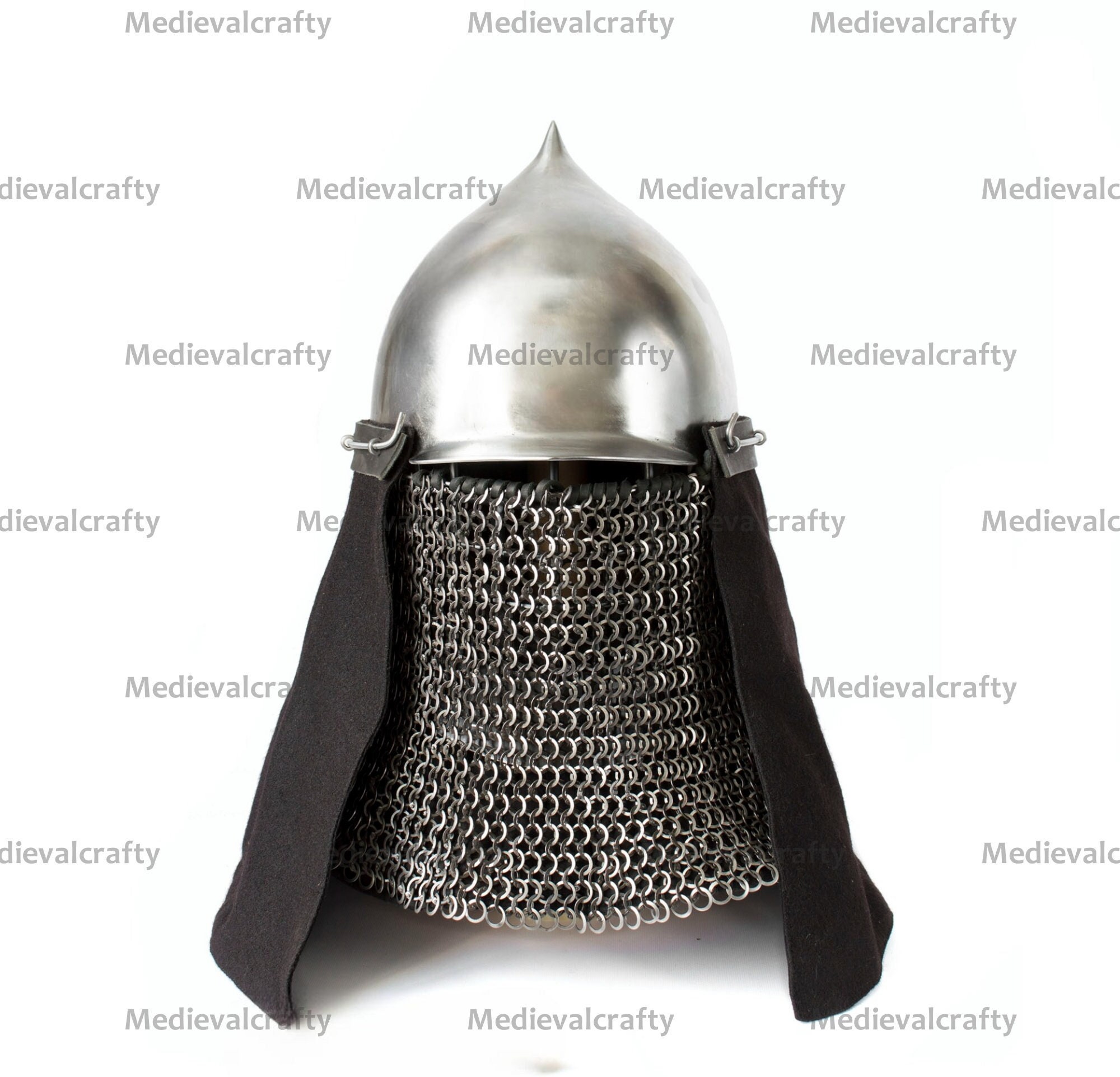 18 Gauge Medieval Kettle Hat Helmet Medieval Viking Helmet Medieval ...