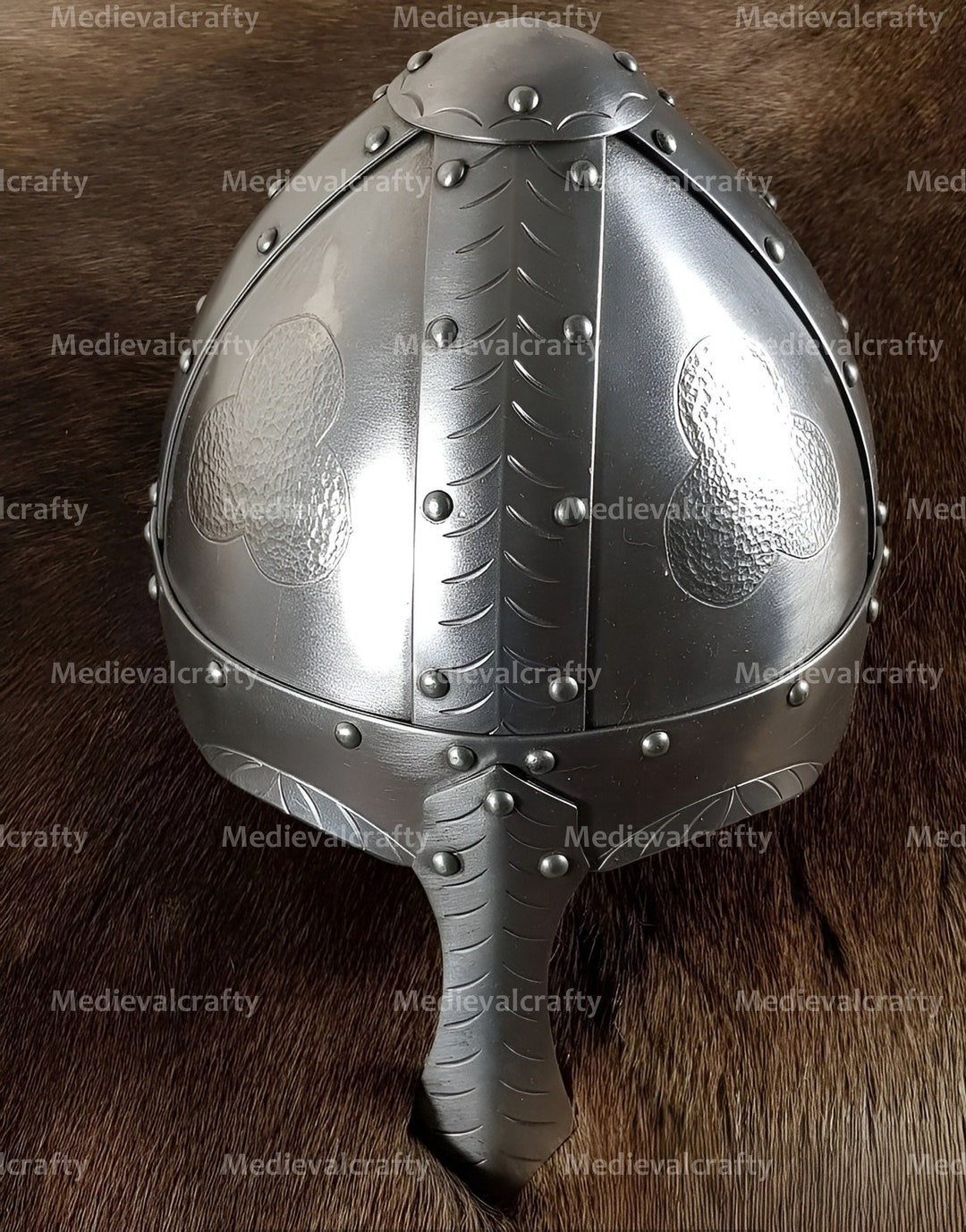 18 Gauge Medieval Viking Hebert Helmet Medieval Viking Nosal Helmet ...