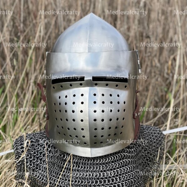 Pigface Bascinet Helmet - Etsy