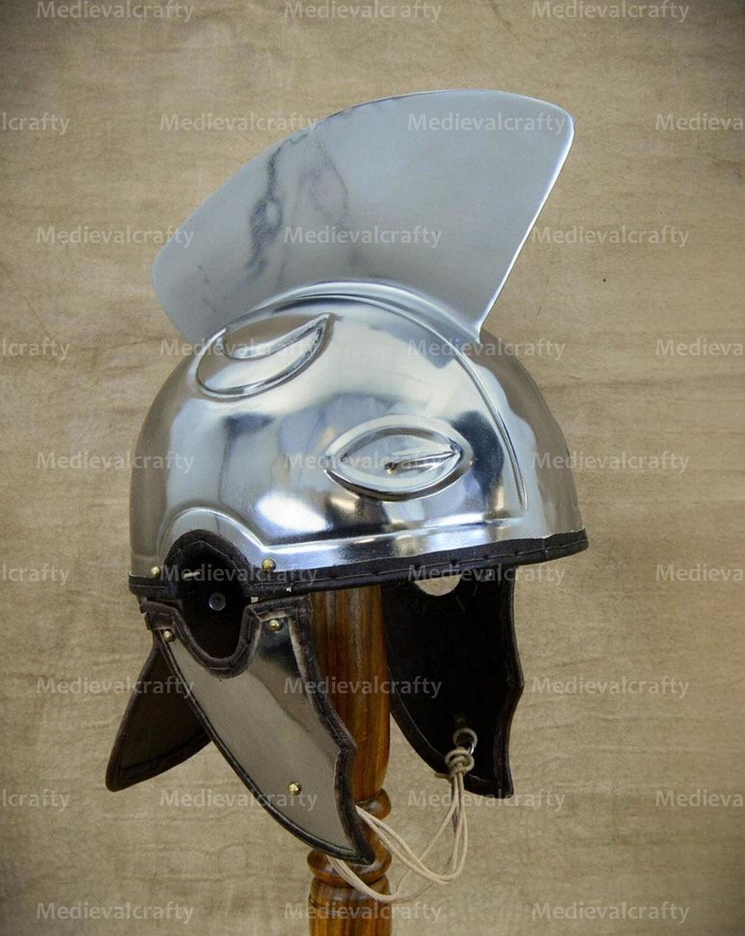 18GA Medieval Late Roman Helmet Medieval Cavalry Helmet Medieval Viking ...