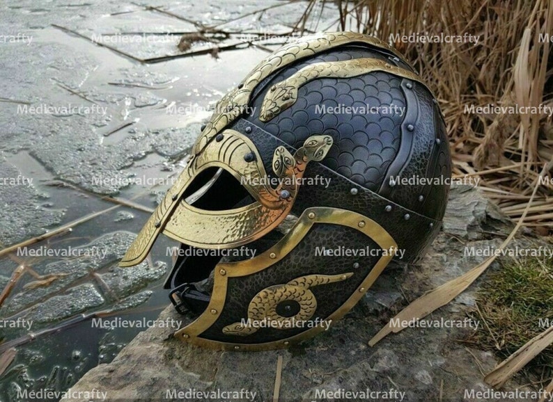 16 Gauge Medieval Snake Hardened Fences Wickes Helmet Medieval Viking ...