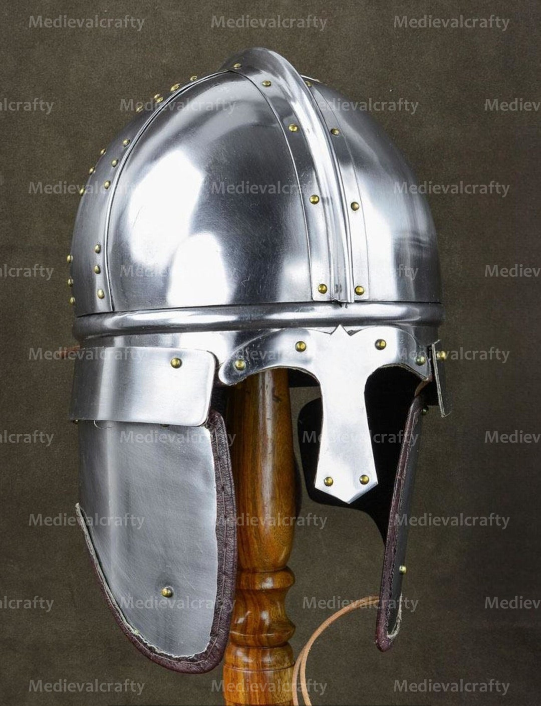 18 Gauge Medieval Late Roman Cavalry Helmet Medieval Roman Centurion ...