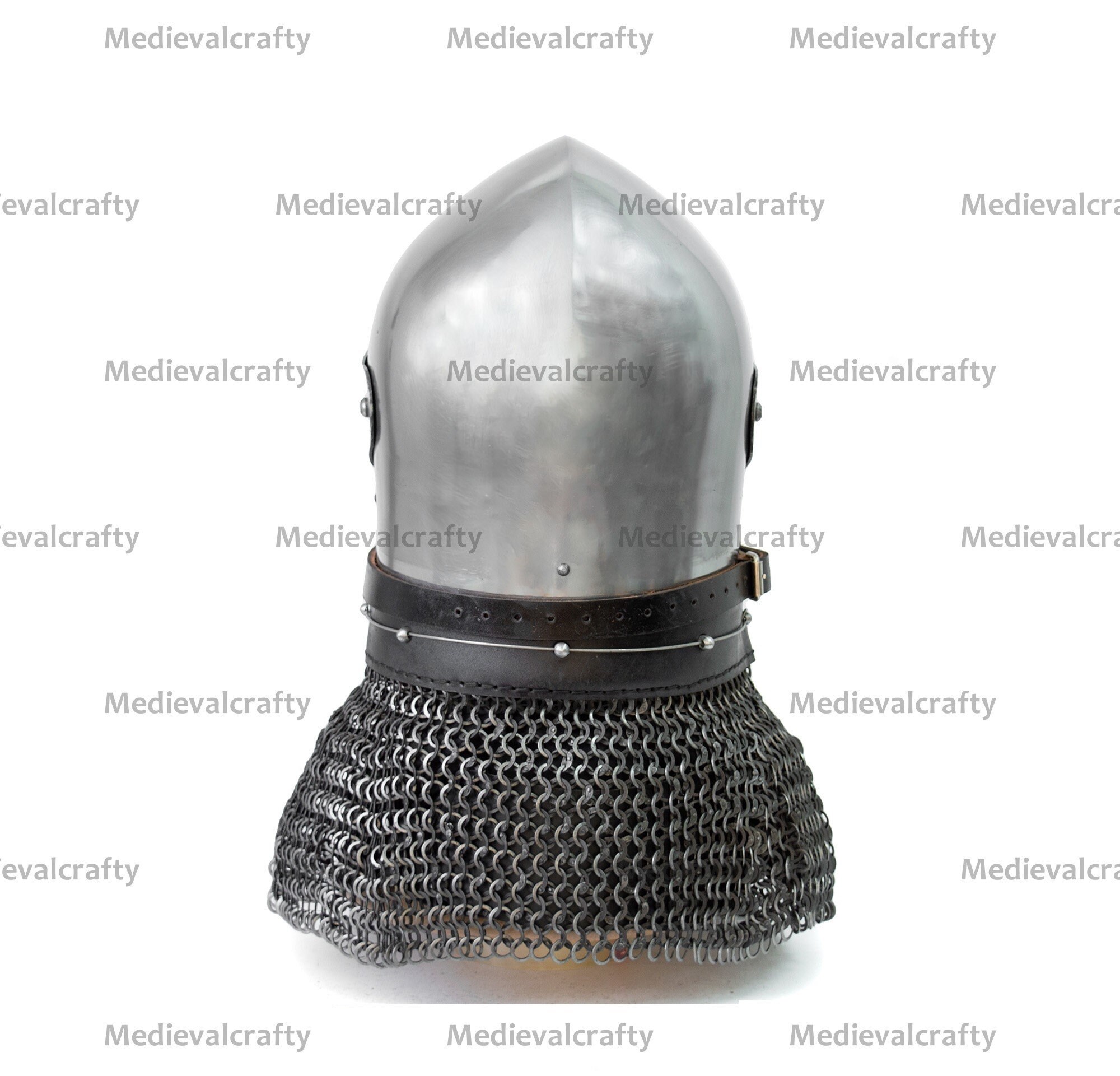16 Gauge Medieval Grande Bascinet Helmet Medieval Bacinet - Etsy Australia