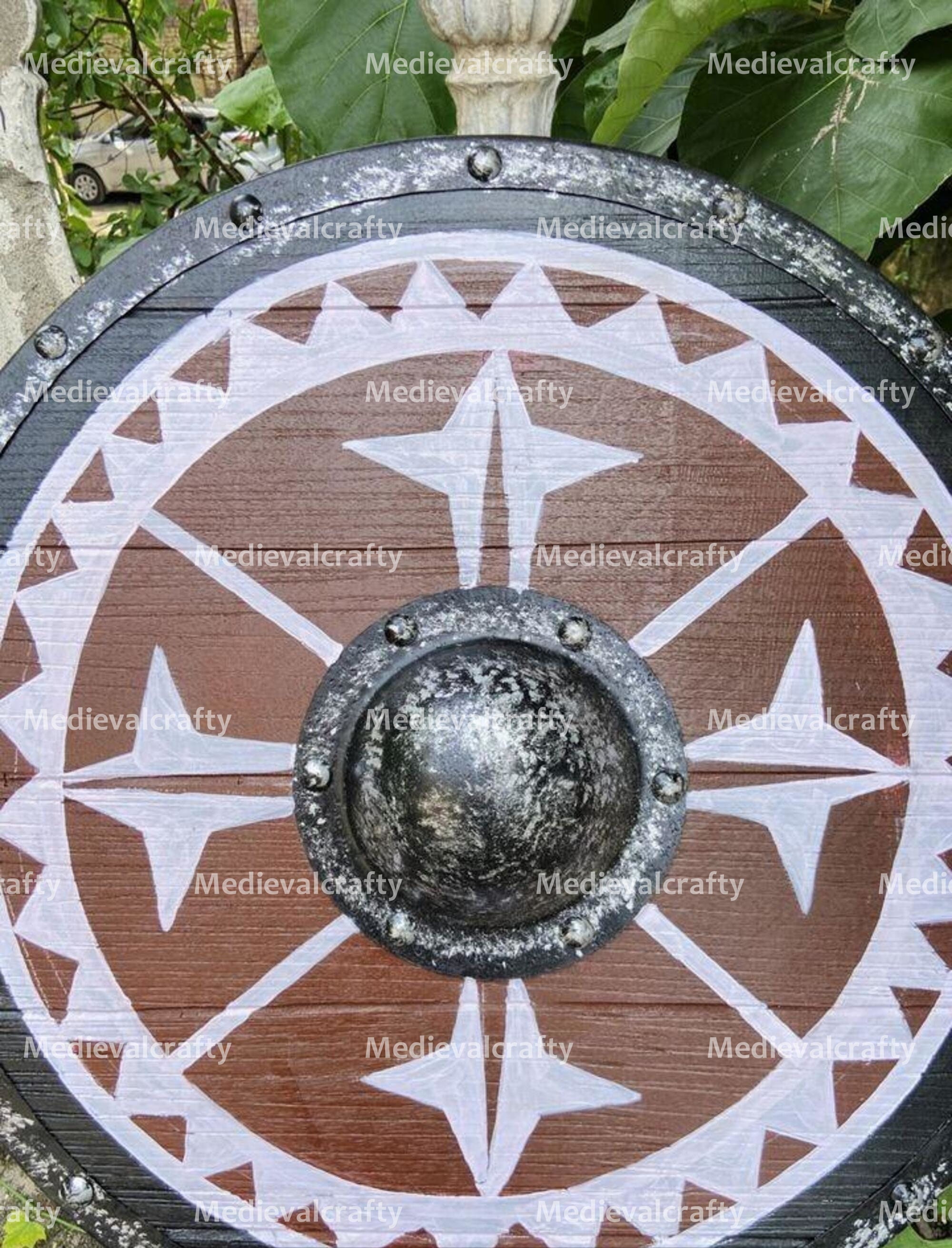 Medieval Wooden Viking Round Shield Viking Reenactments Shield - Etsy