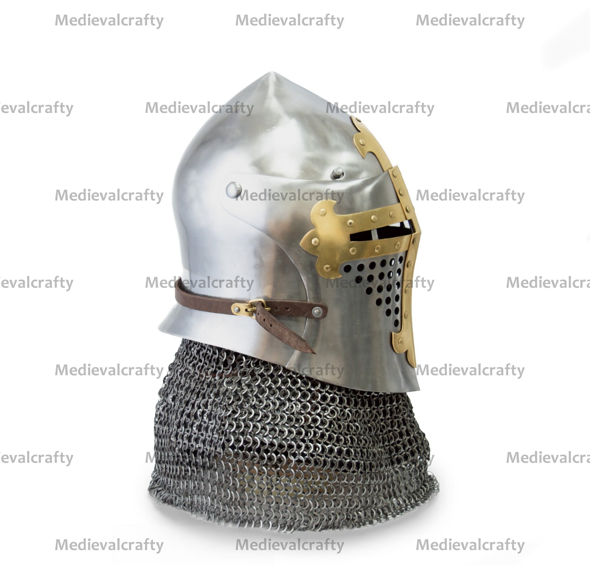 16 Gauge Medieval ROA Helmet Legacy Medieval Viking Helmet - Etsy