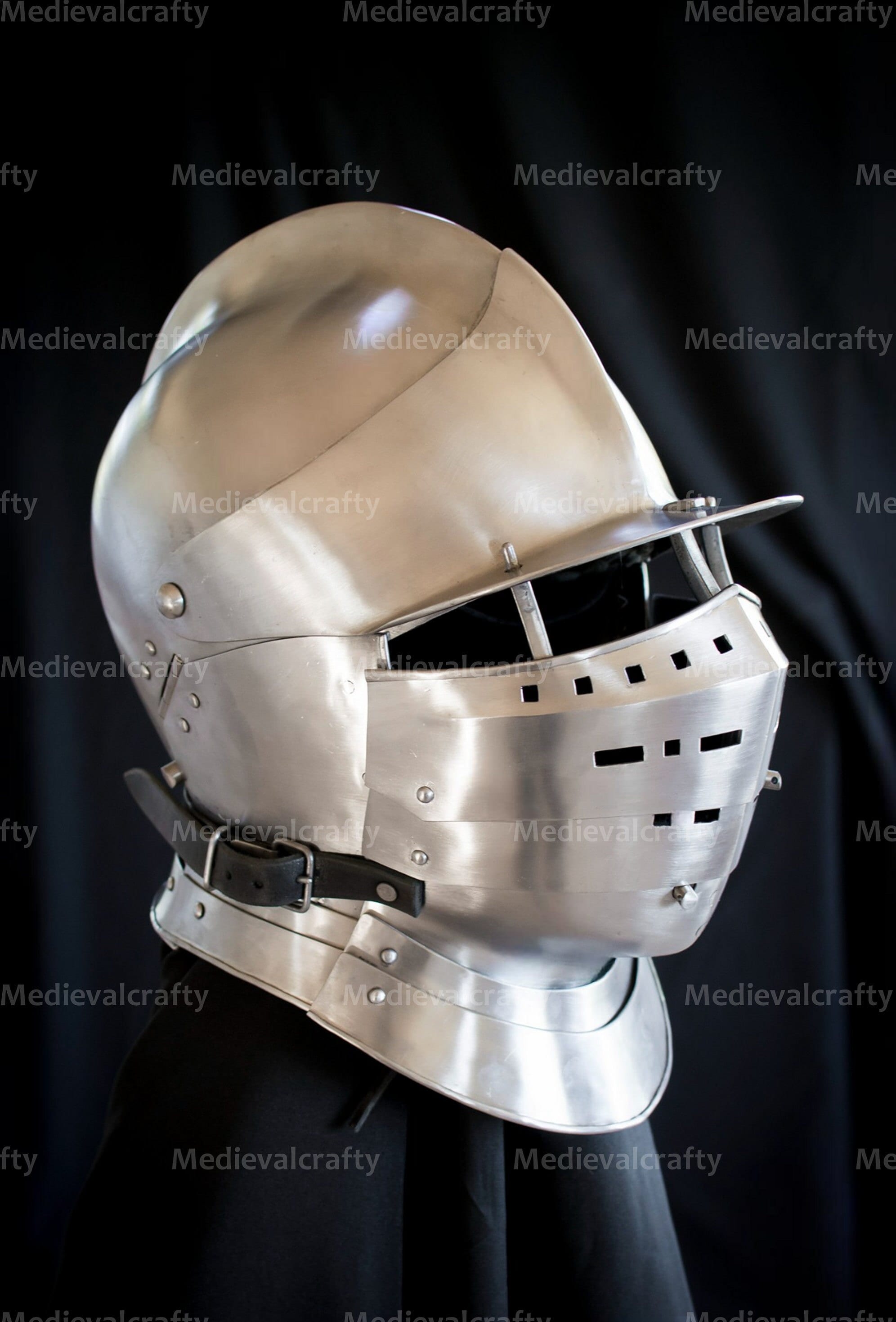 18 Gauge Medieval Heavy Burgonet Helmet Medieval Viking Helmet - Etsy