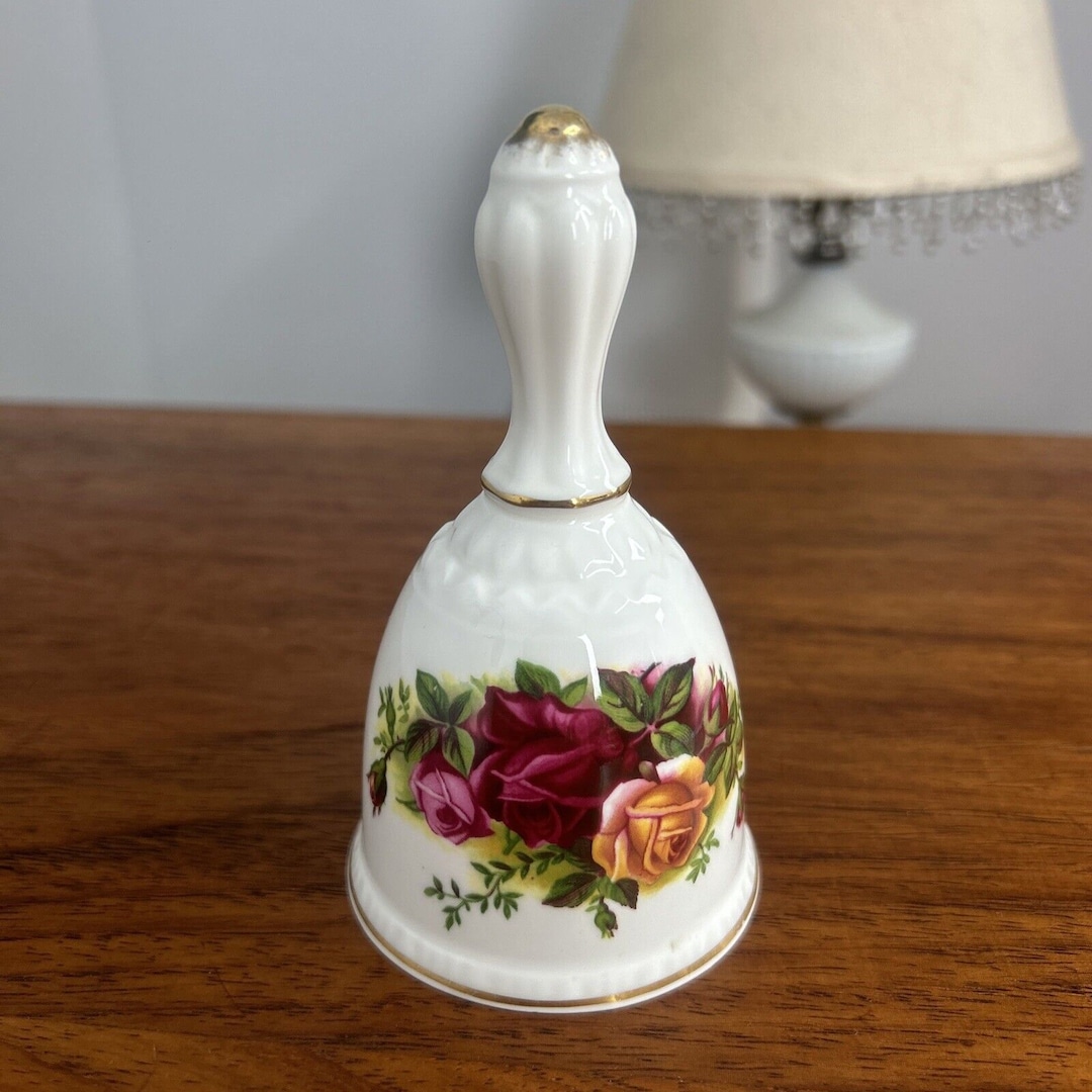 Royal Albert 'old Country Roses' Ceramic Bell - Etsy
