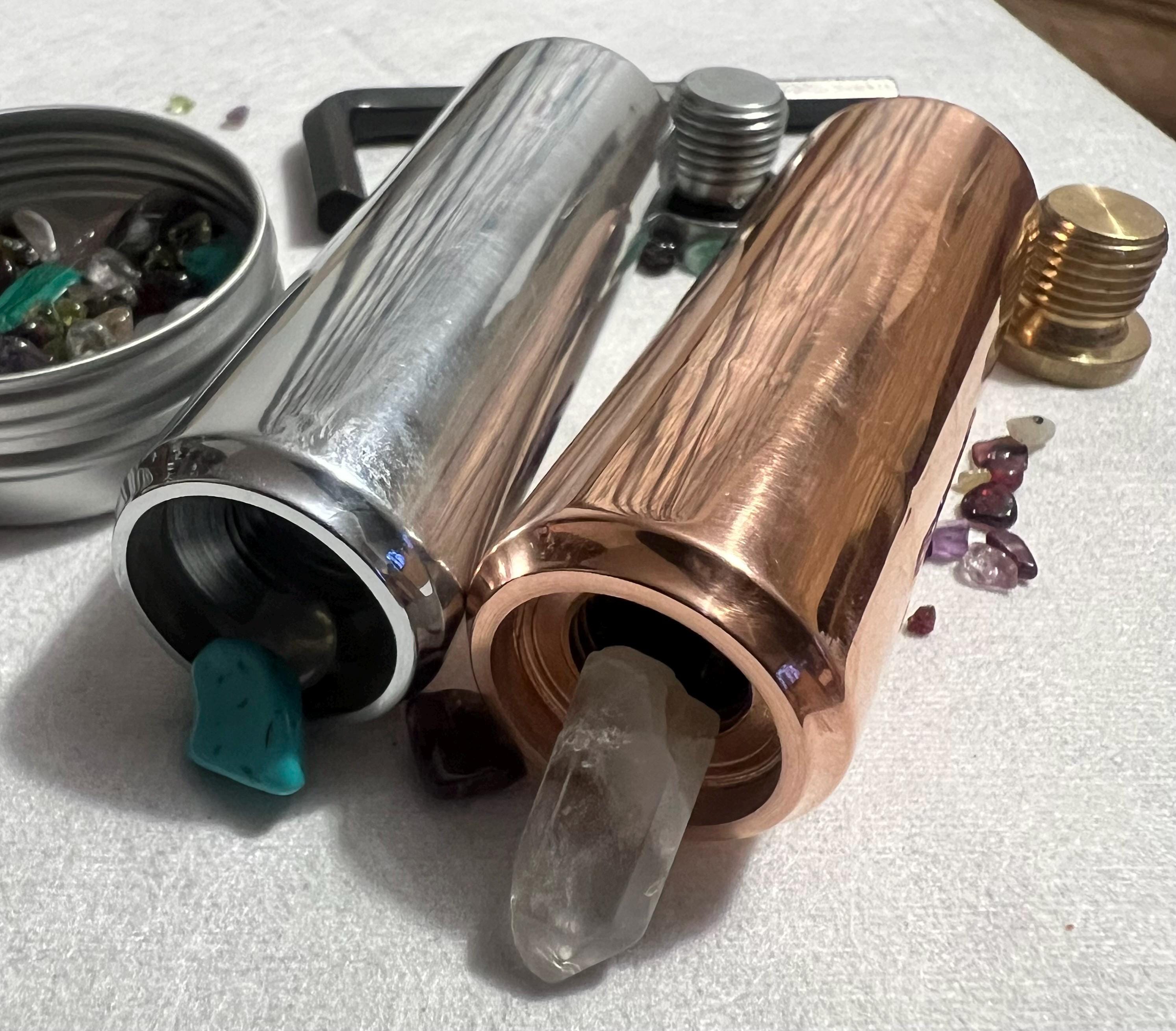NEW Model, HOLLOW Healing Energy Rods (pharoah/horus/maat). Copper and ...