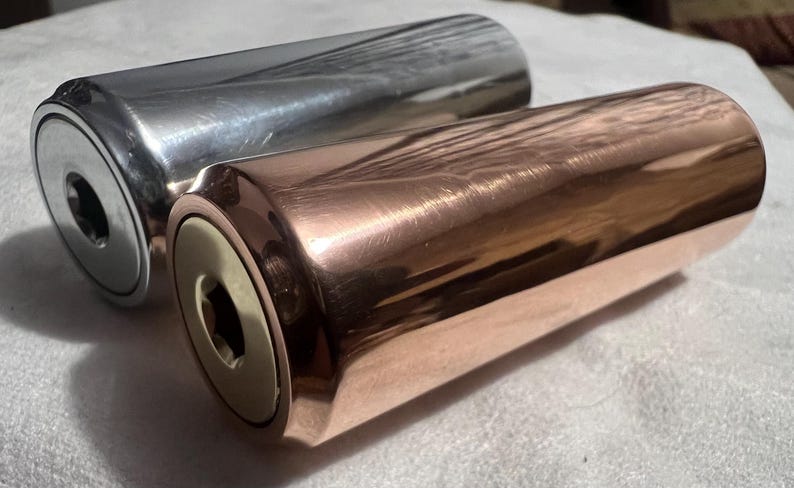 NEW Model, HOLLOW Healing Energy Rods (pharoah/horus/maat). Copper and ...