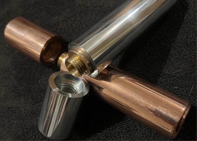HOLLOW Healing Energy Rods (pharoah/horus/maat). Copper and Zinc, Fill ...