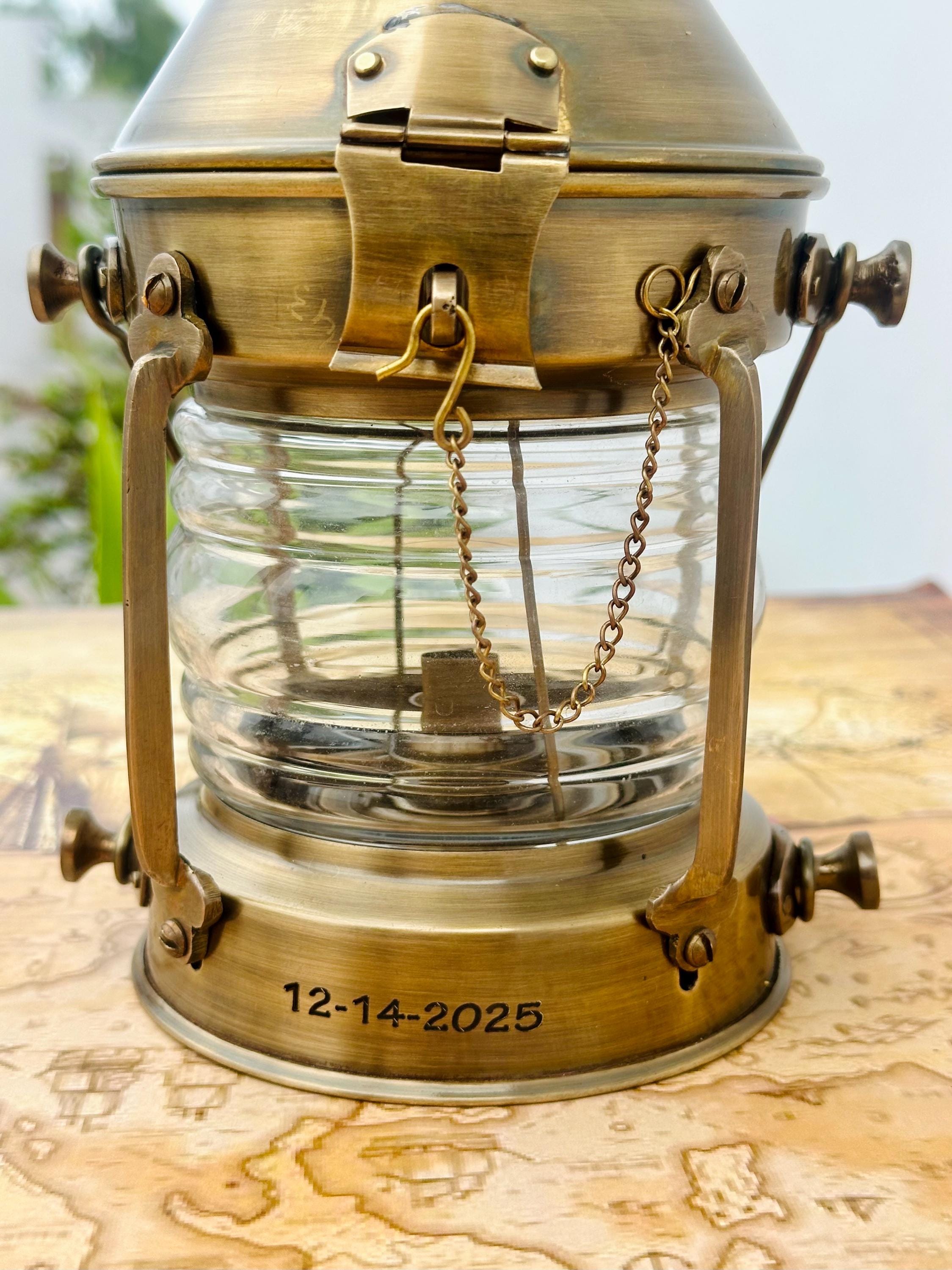 Handmade Vintage Style Burner Lantern, Copper Burton Nautical Maritime ...