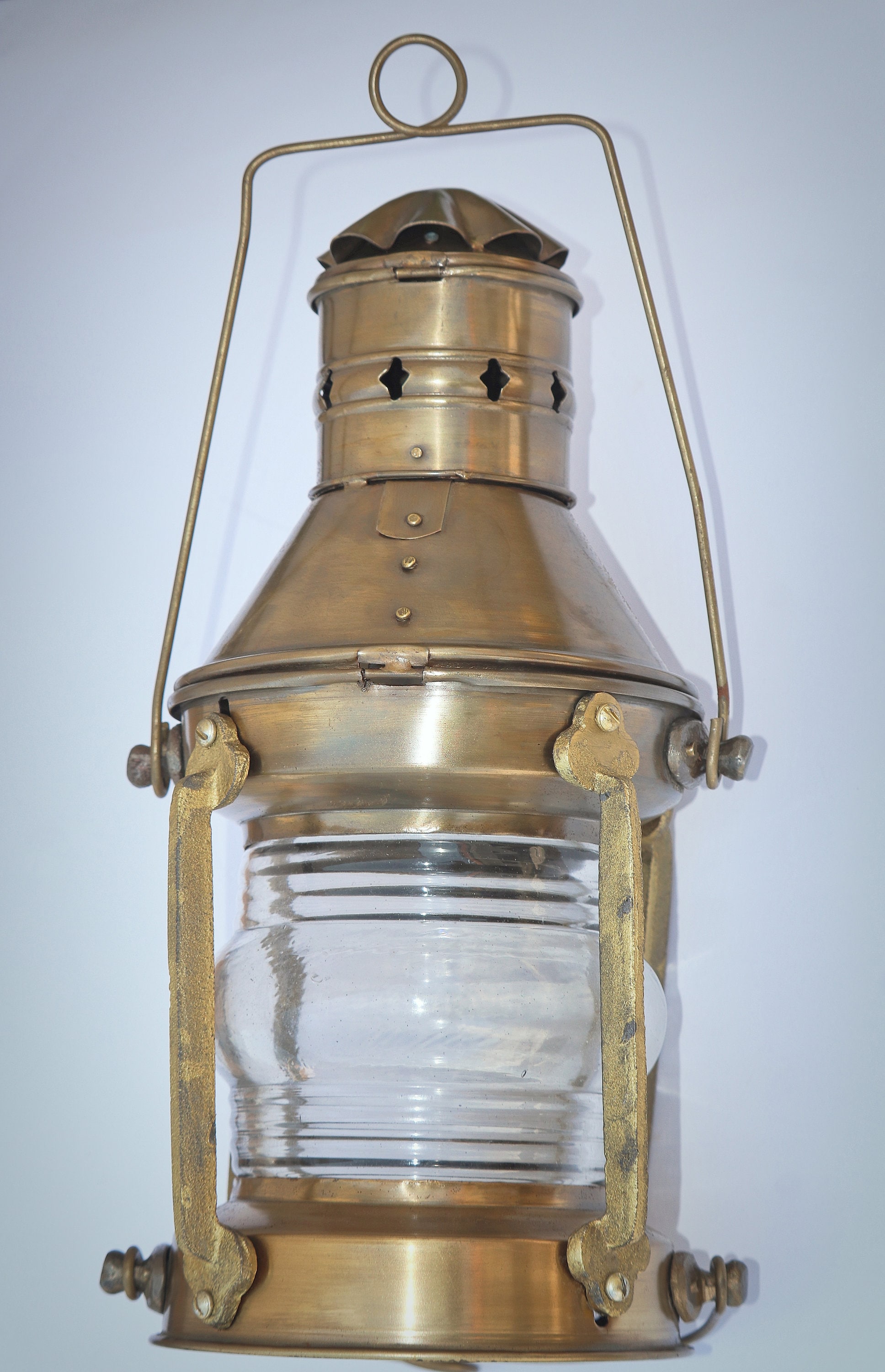 Handmade Vintage Style Burner Lantern, Copper Burton Nautical Maritime ...