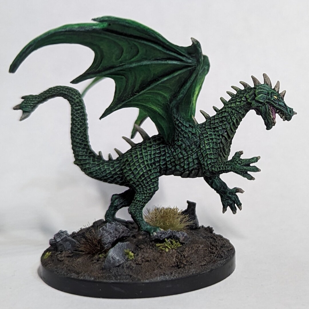 Green Dragon Monster / NPC Mini for Dungeons & Dragons, Pathfinder ...