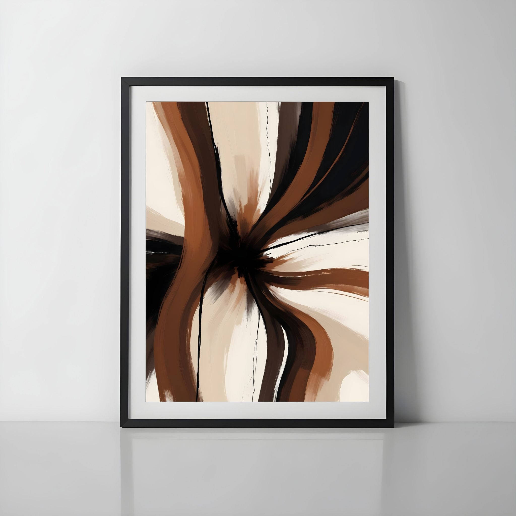 Modern Minimalist Wall Art Set of 3, Abstract Bedroom Living Room Decor ...