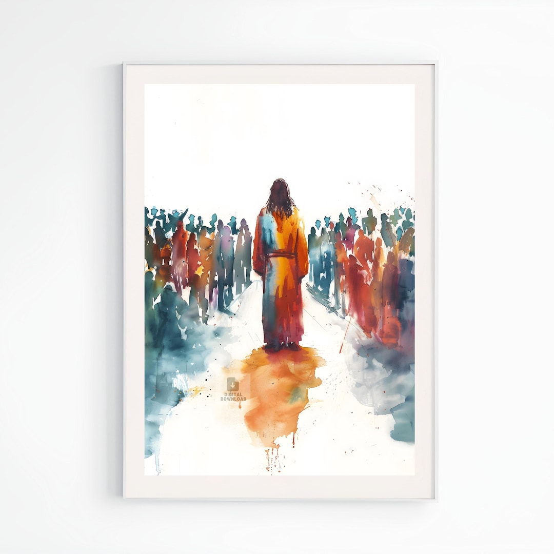 Jesus Healing of the Lepers Christian Art, Modern Christian Art, Jesus ...