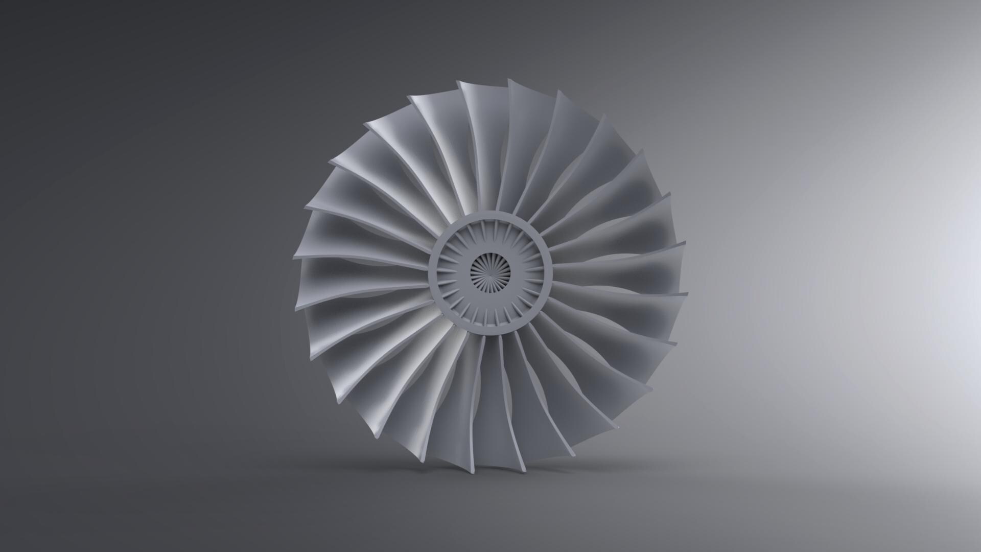 Jet Engine - Turbofan Propeller ( STL File ) - Etsy